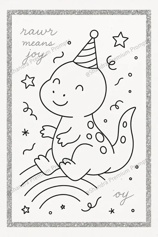 Junk Journal Coloring Pages For Kids ChatGPT Image Prompt | PromptBase