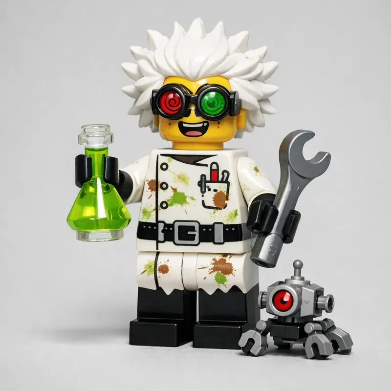 Realistic Lego Minifigure Studios ChatGPT Image Prompt | PromptBase