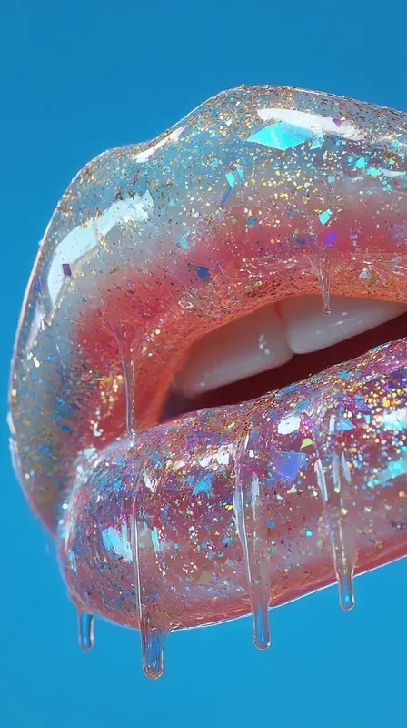 3D Glossy Lips Macro Renders Midjourney Prompt | PromptBase