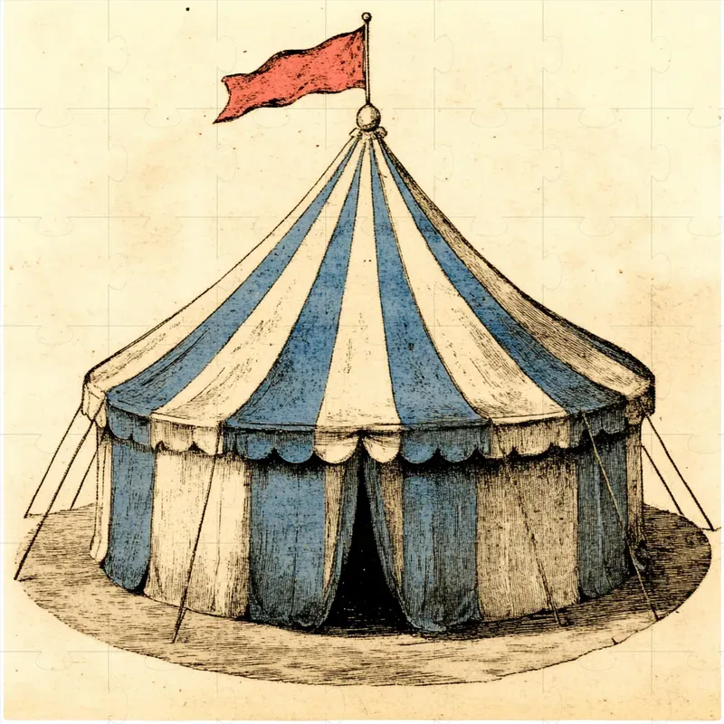 Vintage Circus Cliparts Illustrations Midjourney Prompt | PromptBase