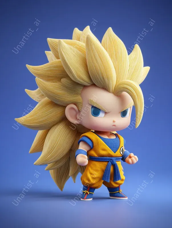 Dragon Ball Z Chibi Nendoroids Midjourney Prompt | PromptBase