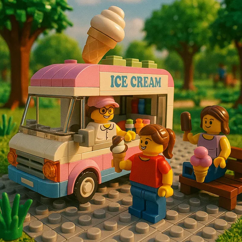 Lego Style Scenes ChatGPT Image Prompt | PromptBase