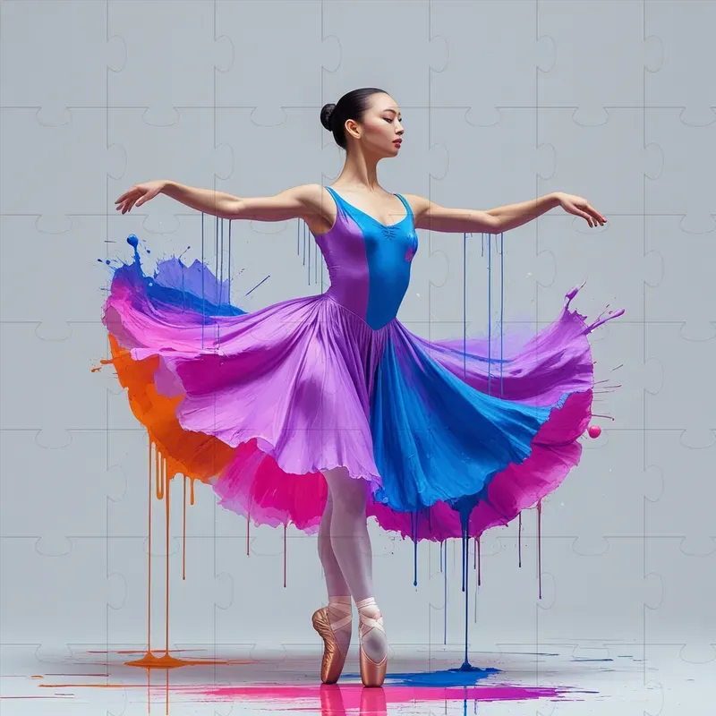 Vivid Colorful Paint Drip Portraits Leonardo Ai Prompt | PromptBase