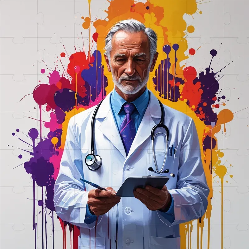 Vivid Colorful Paint Drip Portraits Leonardo Ai Prompt | PromptBase