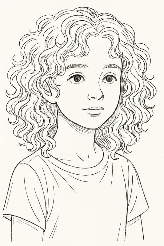 Simple Portrait Line Art ChatGPT Image Prompt | PromptBase