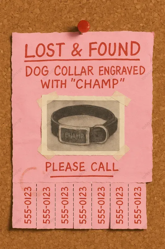 Vintage Lost Found Flyer Style ChatGPT Image Prompt | PromptBase