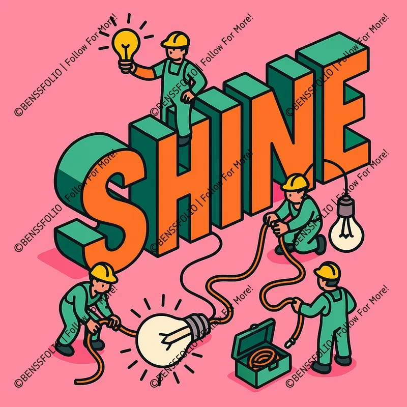 Isometric Motivational Words ChatGPT Image Prompt | PromptBase