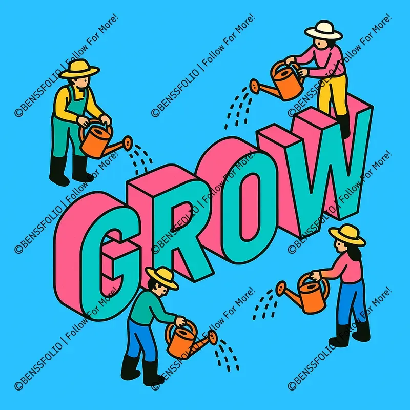 Isometric Motivational Words ChatGPT Image Prompt | PromptBase