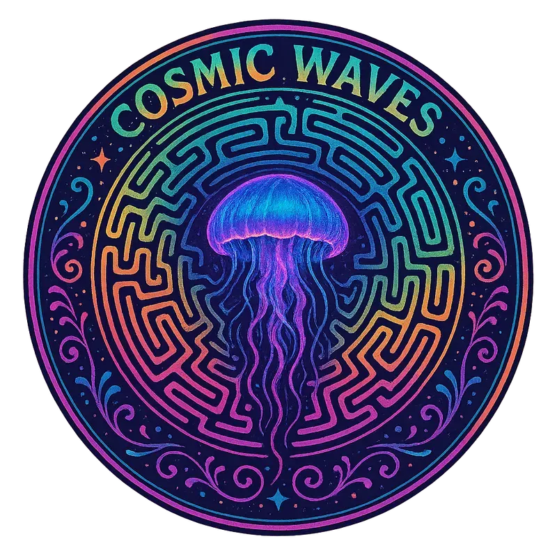 Psychedelic Icons With Labyrinth Patterns ChatGPT Image Prompt | PromptBase