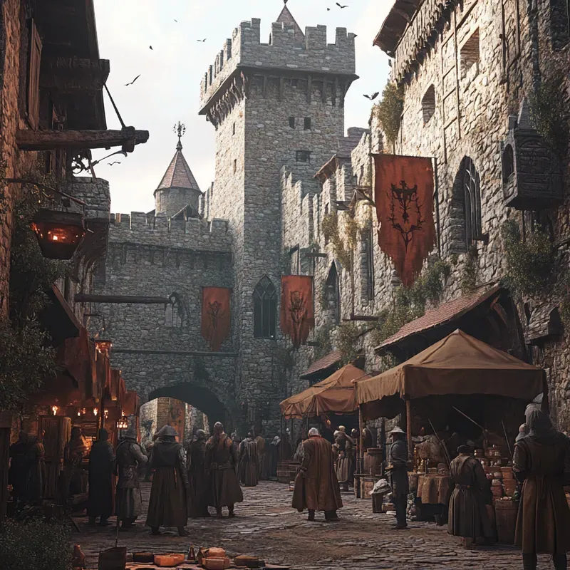 Medieval Realism With Earthy Tones Midjourney Prompt | PromptBase