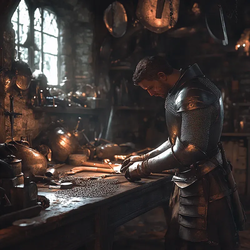 Medieval Realism With Earthy Tones Midjourney Prompt | PromptBase