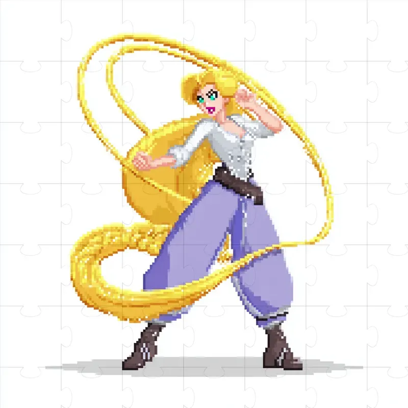 Street Fighters Disney Princesses 8 Bits Midjourney Prompt | PromptBase