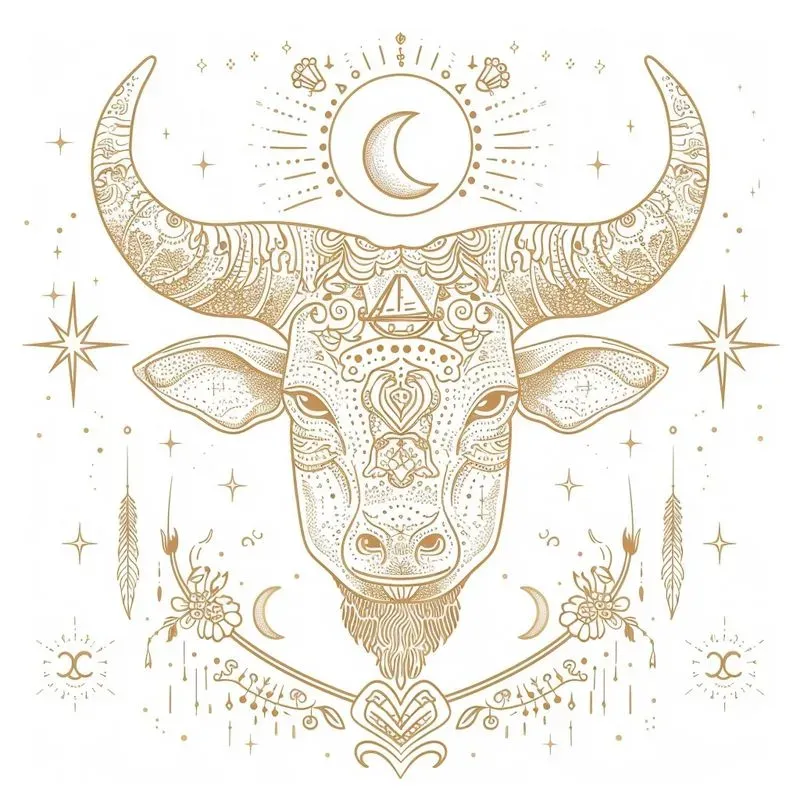 Boho Zodiac Symbol Illustrations Midjourney Prompt | PromptBase