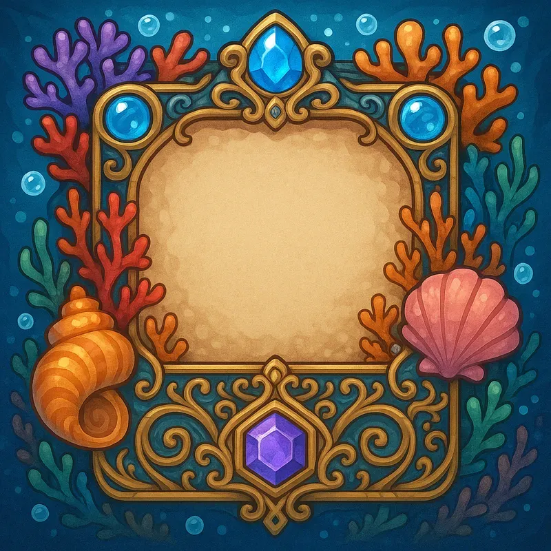 Chibi Fantasy Card Frames ChatGPT Image Prompt | PromptBase