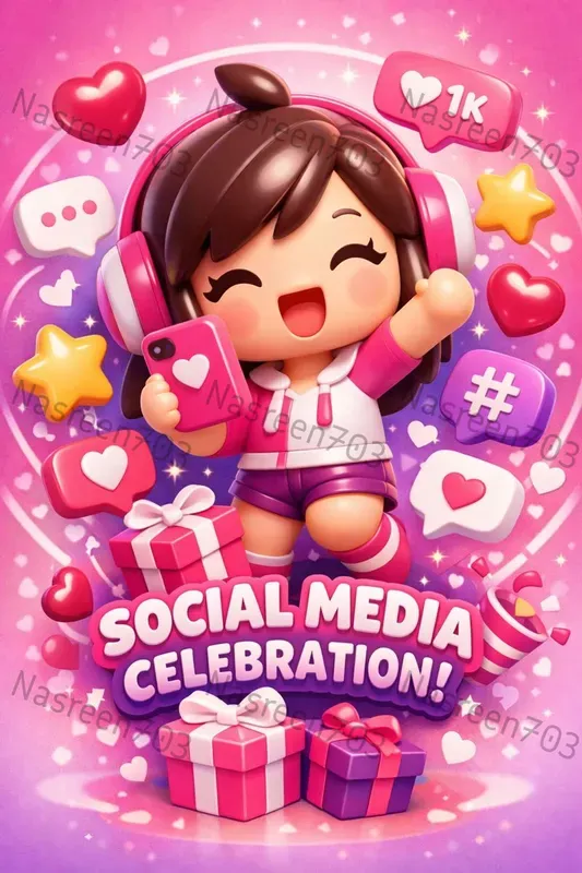 Chibi Celebration Collectible Posters ChatGPT Image Prompt | PromptBase
