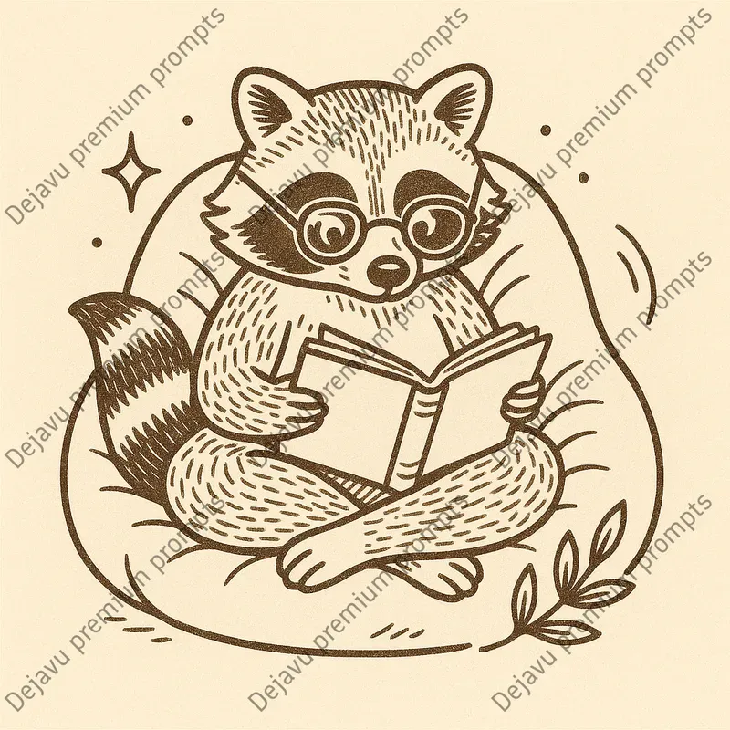 Retro Snarky Bookish Tendances ChatGPT Image Prompt | PromptBase