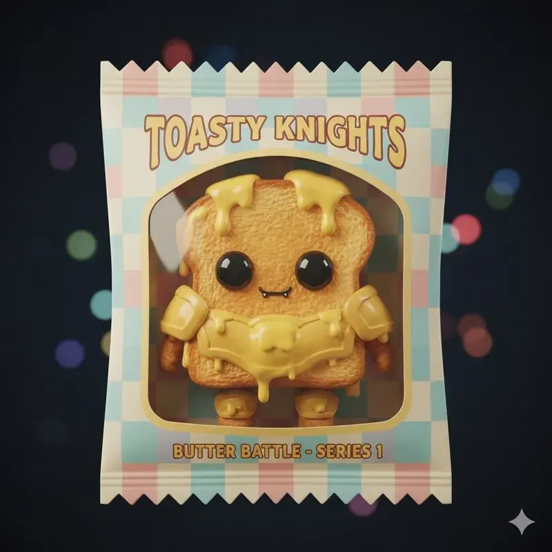 Cute Food Monster Toy Generator Gemini Image Prompt | PromptBase