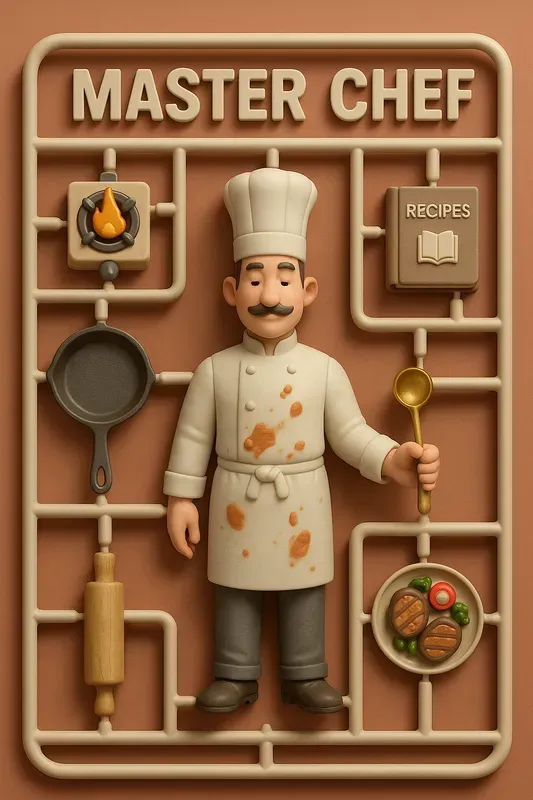 Playful 3D Plastic Sprues ChatGPT Image Prompt | PromptBase