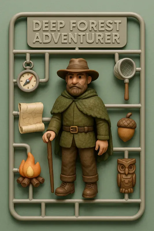 Playful 3D Plastic Sprues ChatGPT Image Prompt | PromptBase