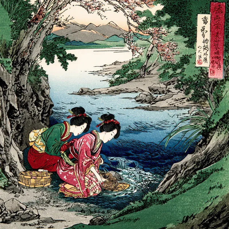 Ukiyoe Traditional Japanese Woodblocks Midjourney Prompt | PromptBase