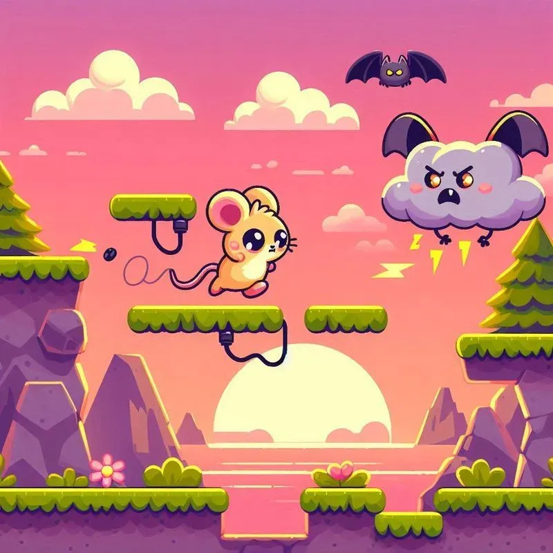 Classic Platformer Game Scenes DALL·E Prompt | PromptBase