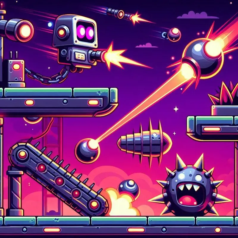 Classic Platformer Game Scenes DALL·E Prompt | PromptBase