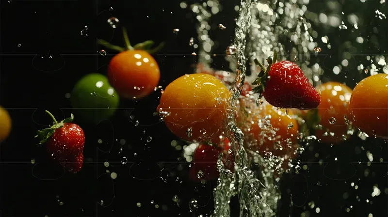 Falling Foods And Fruits Midjourney Prompt | PromptBase