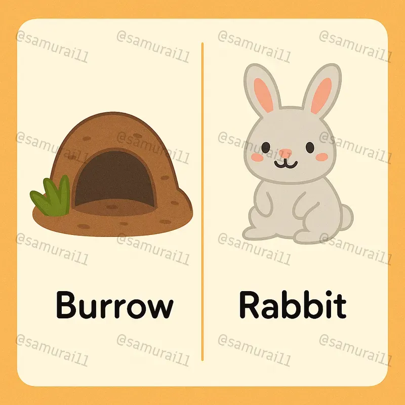 Animal Homes Flashcards For Kids ChatGPT Image Prompt | PromptBase