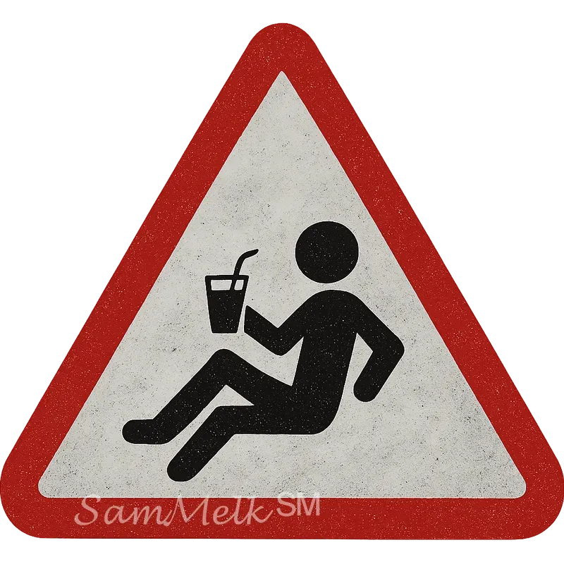 Humorous Stick Figure Warning Signs ChatGPT Image Prompt | PromptBase