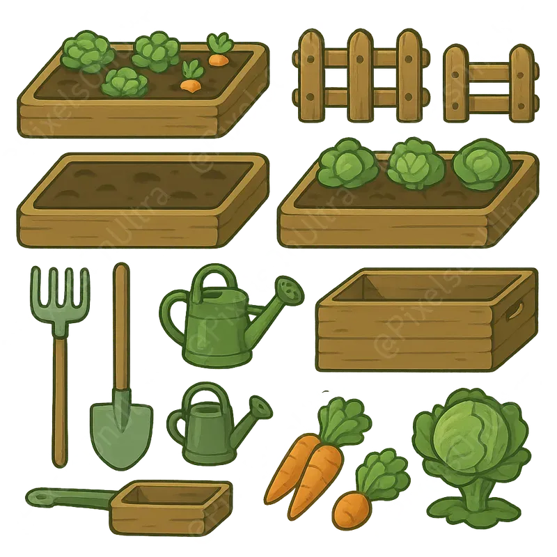 Cartoonish 2D Game Asset Packs ChatGPT Image Prompt | PromptBase