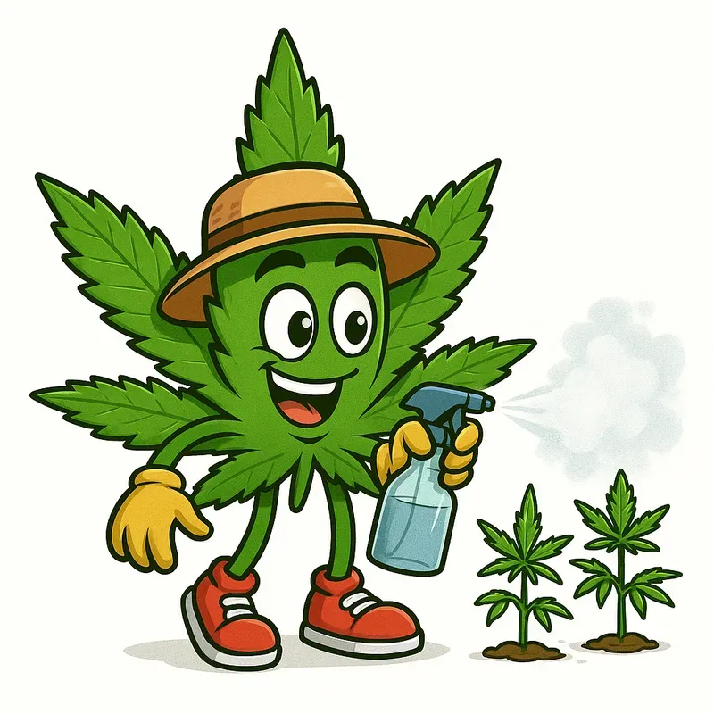 Marijuana Leaf Cartoon Mascot Characters ChatGPT Image Prompt | PromptBase