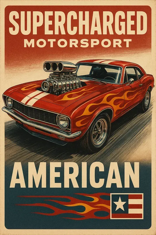 Retro Motorsport Posters ChatGPT Image Prompt | PromptBase