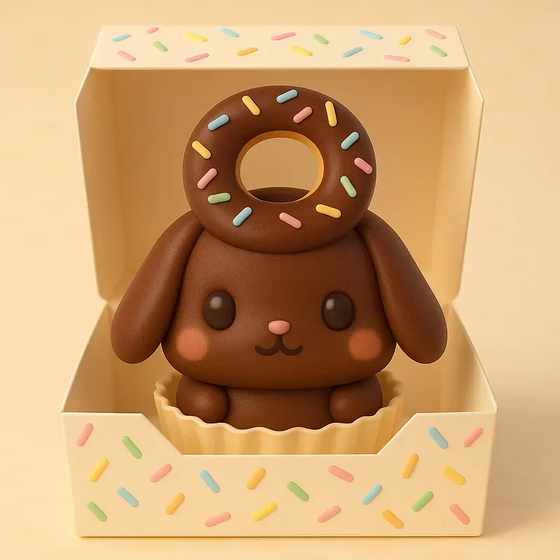 Chibi Dessert Pets Boxed Characters ChatGPT Image Prompt | PromptBase