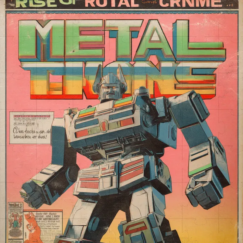 Vintage Album Comic Book Covers Midjourney Prompt | PromptBase