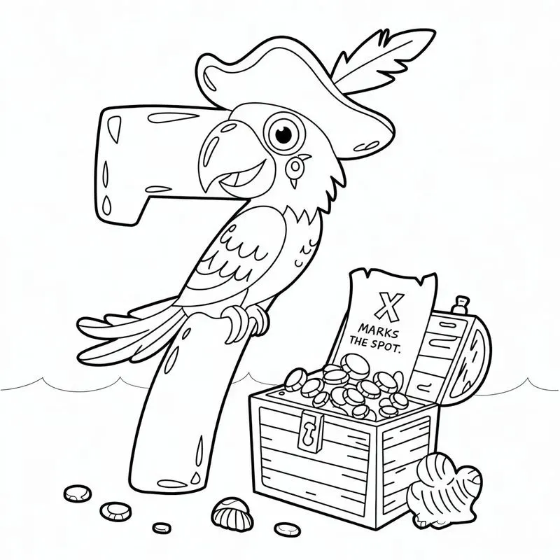 Number Fun Friendly Coloring Pages Ideogram Prompt | PromptBase