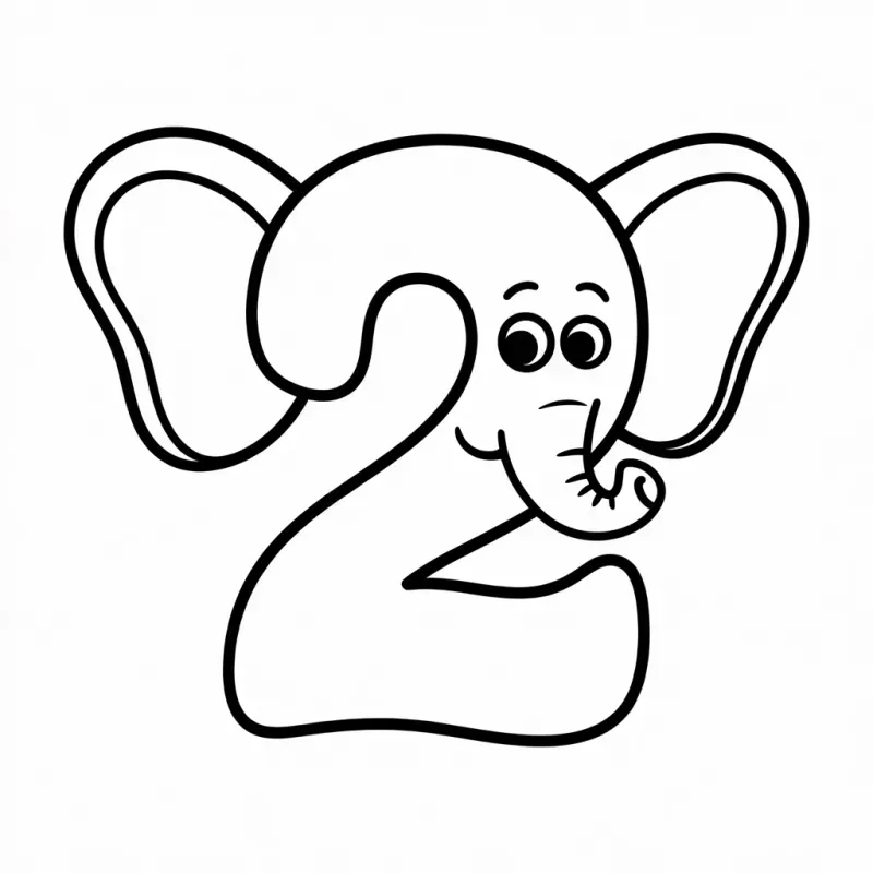 Number Fun Friendly Coloring Pages Ideogram Prompt | PromptBase