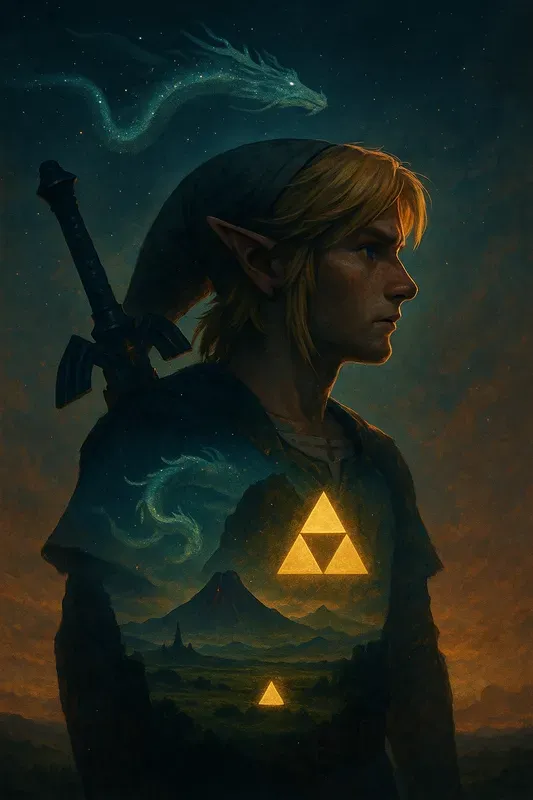 Epic Double Exposure Characters ChatGPT Image Prompt | PromptBase