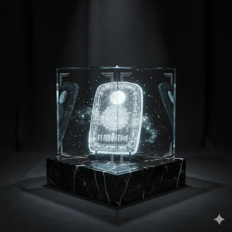 Arcane Artifact Display Cube Templates Gemini Image Prompt | PromptBase