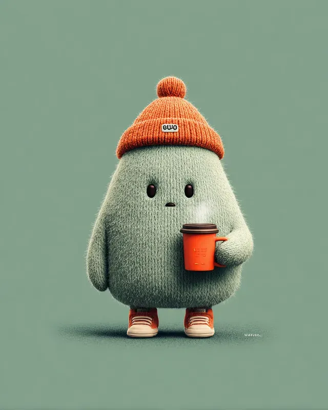 Cozy Blob Storytelling Characters Midjourney Prompt | PromptBase