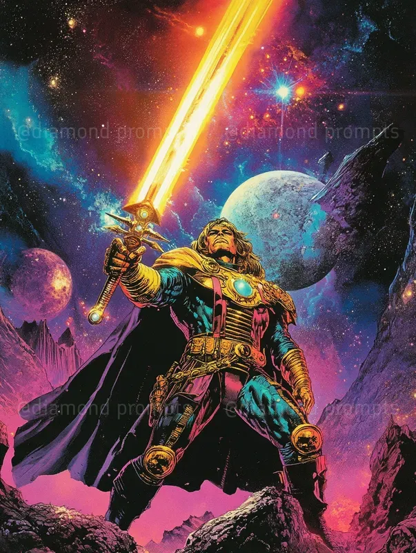 Retro Comic Action Plus Freebie Midjourney Prompt | PromptBase