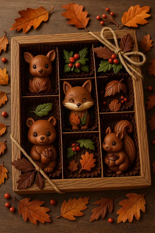 Whimsical Animal Chocolate Boxes ChatGPT Image Prompt | PromptBase