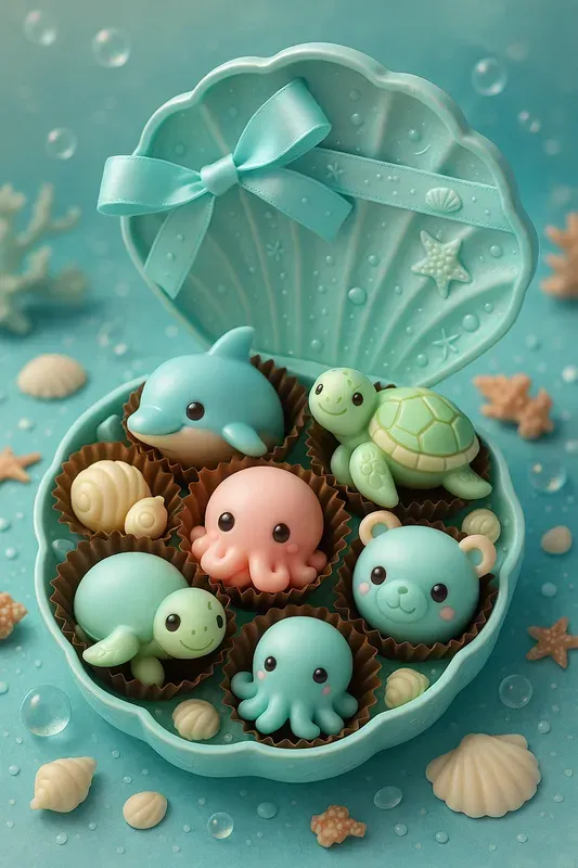 Whimsical Animal Chocolate Boxes ChatGPT Image Prompt | PromptBase