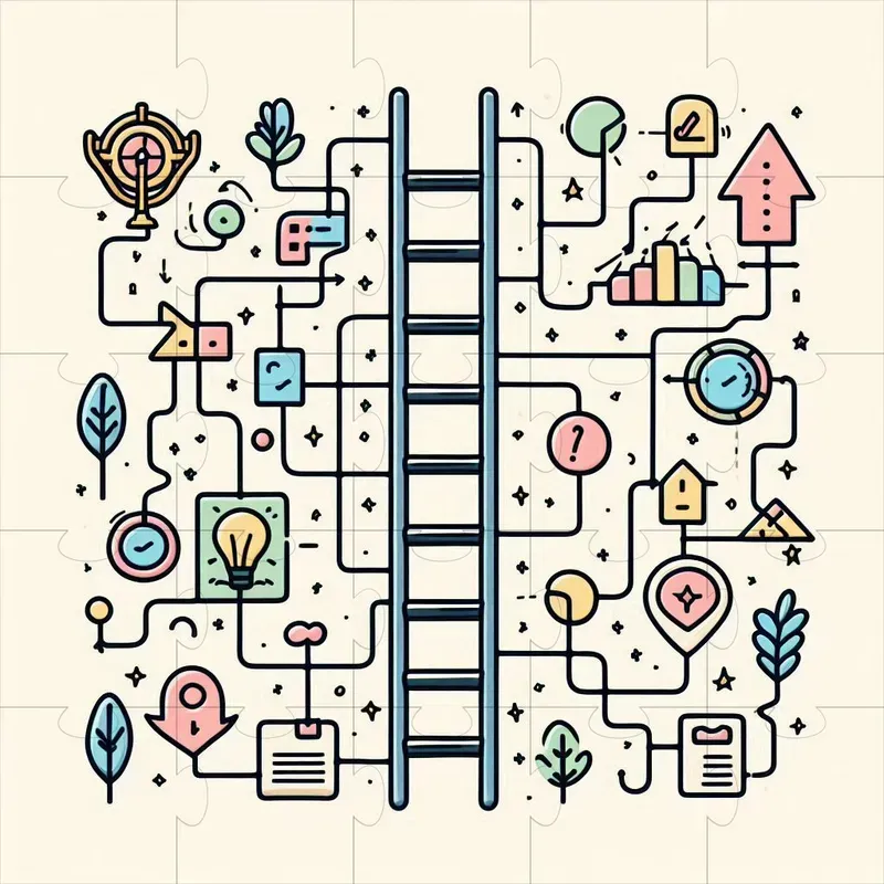 Cartoon Concept Map Illustrations DALL·E Prompt | PromptBase