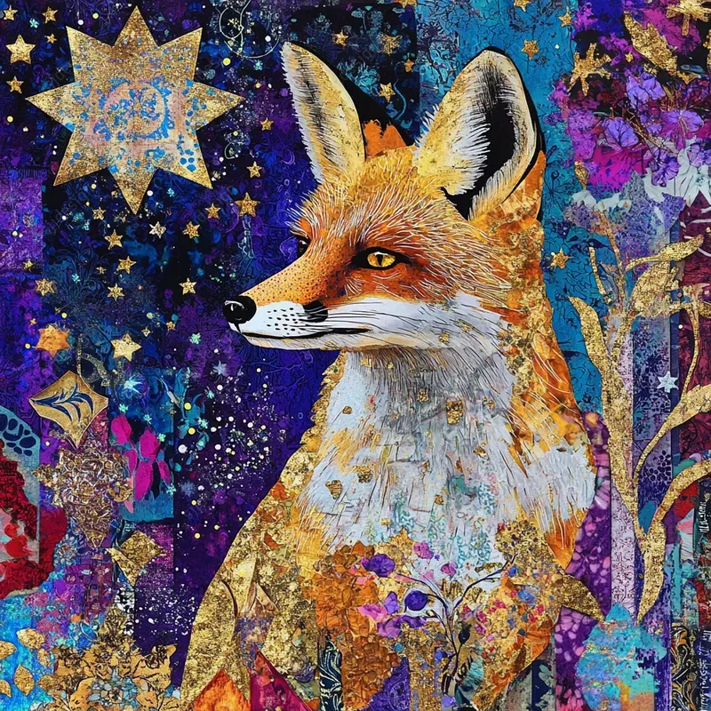 Opulent Fantasy Collage Art Midjourney Prompt | PromptBase