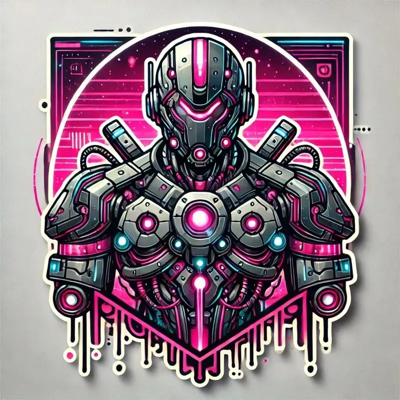 Drip Cartoon Characters With Neon Glow DALL·E Prompt | PromptBase