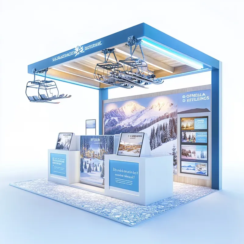 Travel Booths In Every Hue Midjourney Prompt | PromptBase