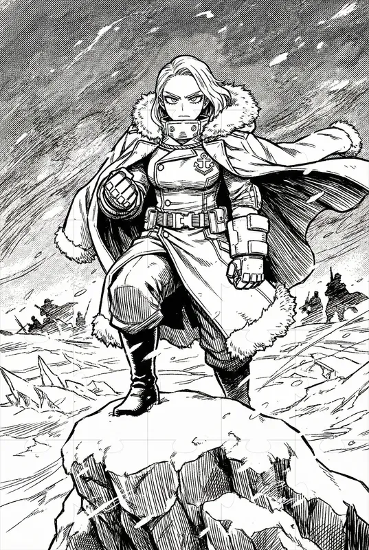 Kohei Horikoshi Style Mha Manga Art Gemini Image Prompt | PromptBase
