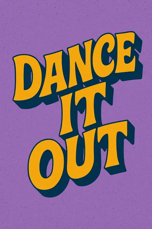 Funky 3D Lettering Quote Posters ChatGPT Image Prompt | PromptBase