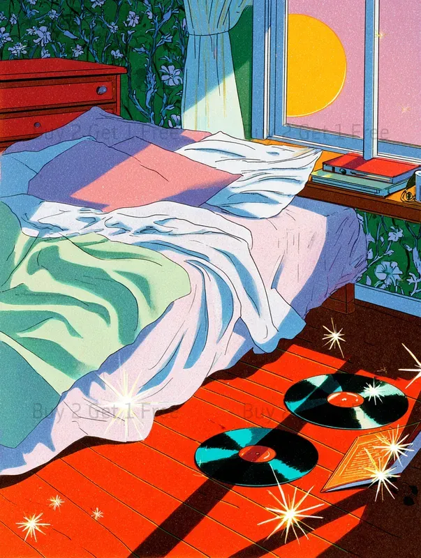 Aesthetic Lofi Art Posters Midjourney Prompt | PromptBase