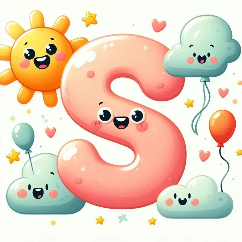 Fun Letters Cute Babies Letters Smiling DALL·E Prompt | PromptBase